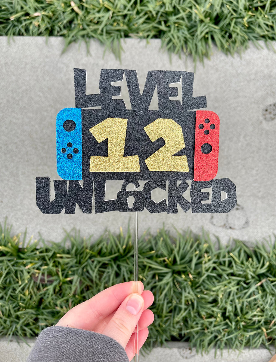 Cake Topper level unlocked switch inspired – Tash's Creations ...